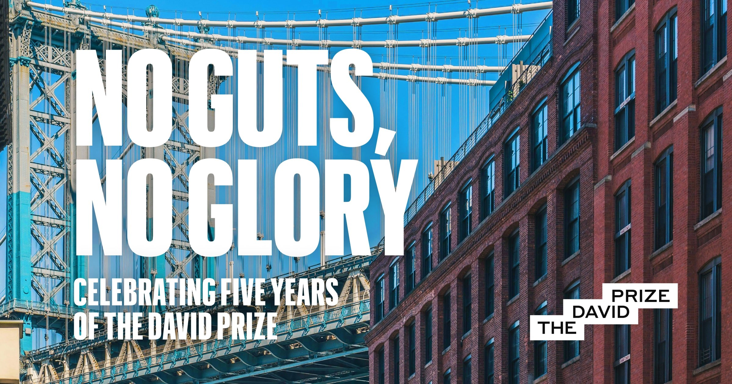 No Guts, No Glory: 5 Years of The David Prize